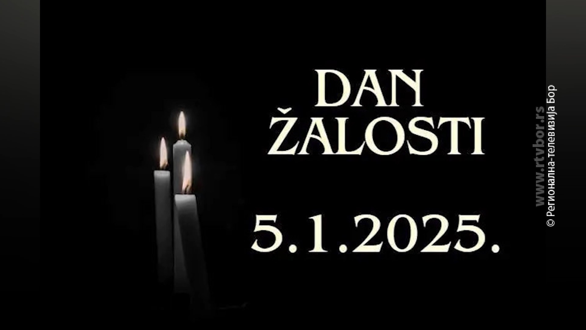 Sutra Dan žalosti – RADIO TELEVIZIJA BOR